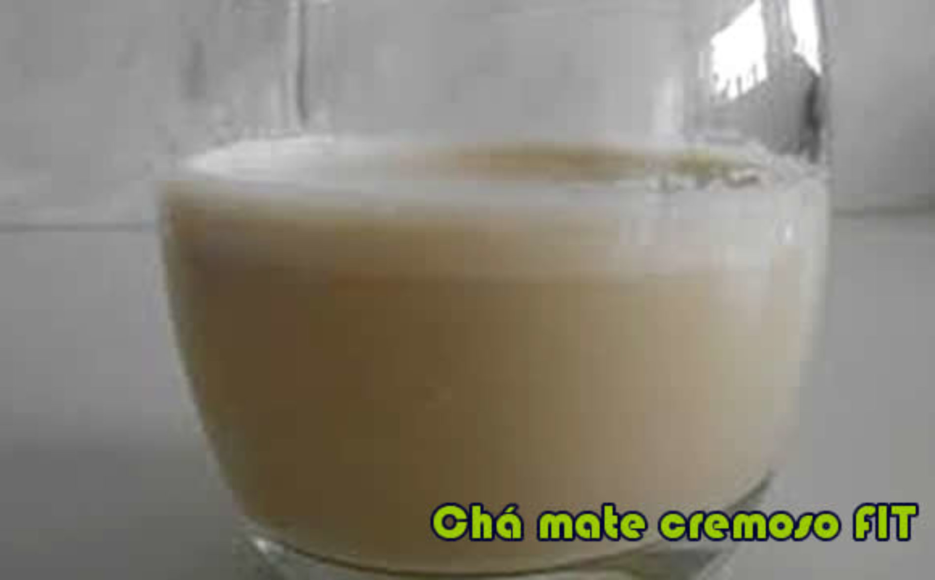 Mate gelado cremoso com leite desnatado FIT | Receitas Fitness