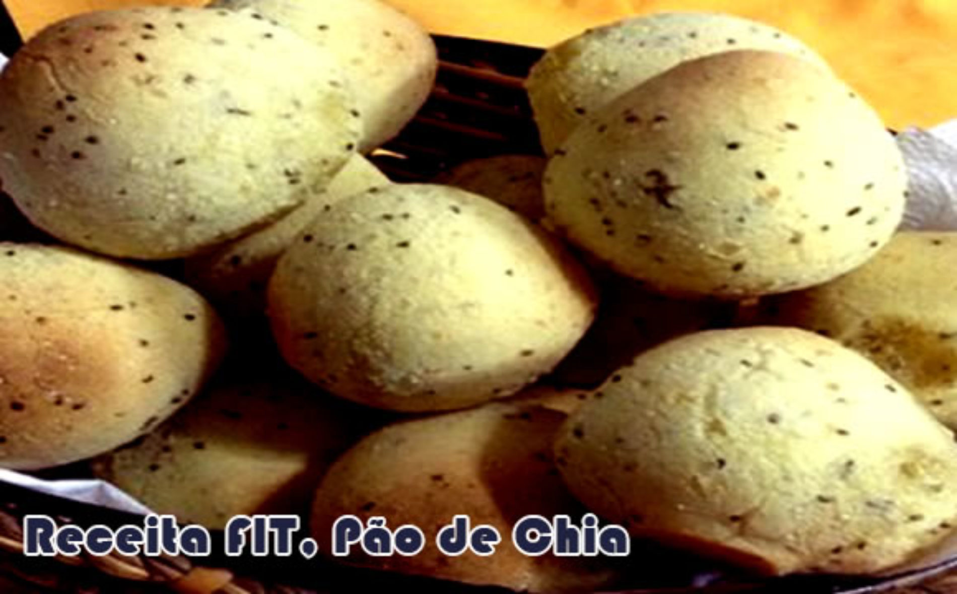 Pão de queijo falso FIT - O Pão de chia | Receitas Fitness