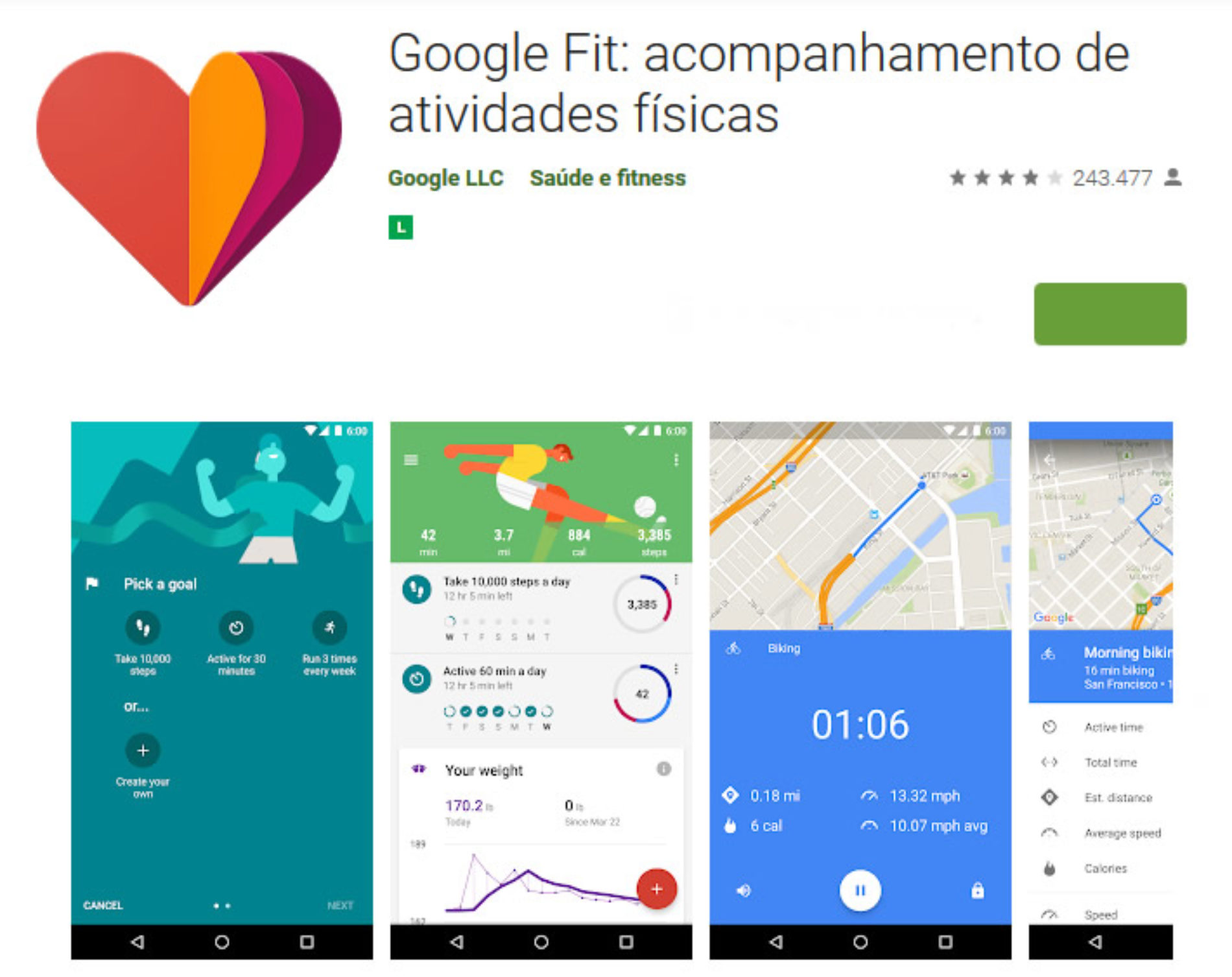 Google Fitness | Conheça o aplicativo de atividades físicas Google FIT ...