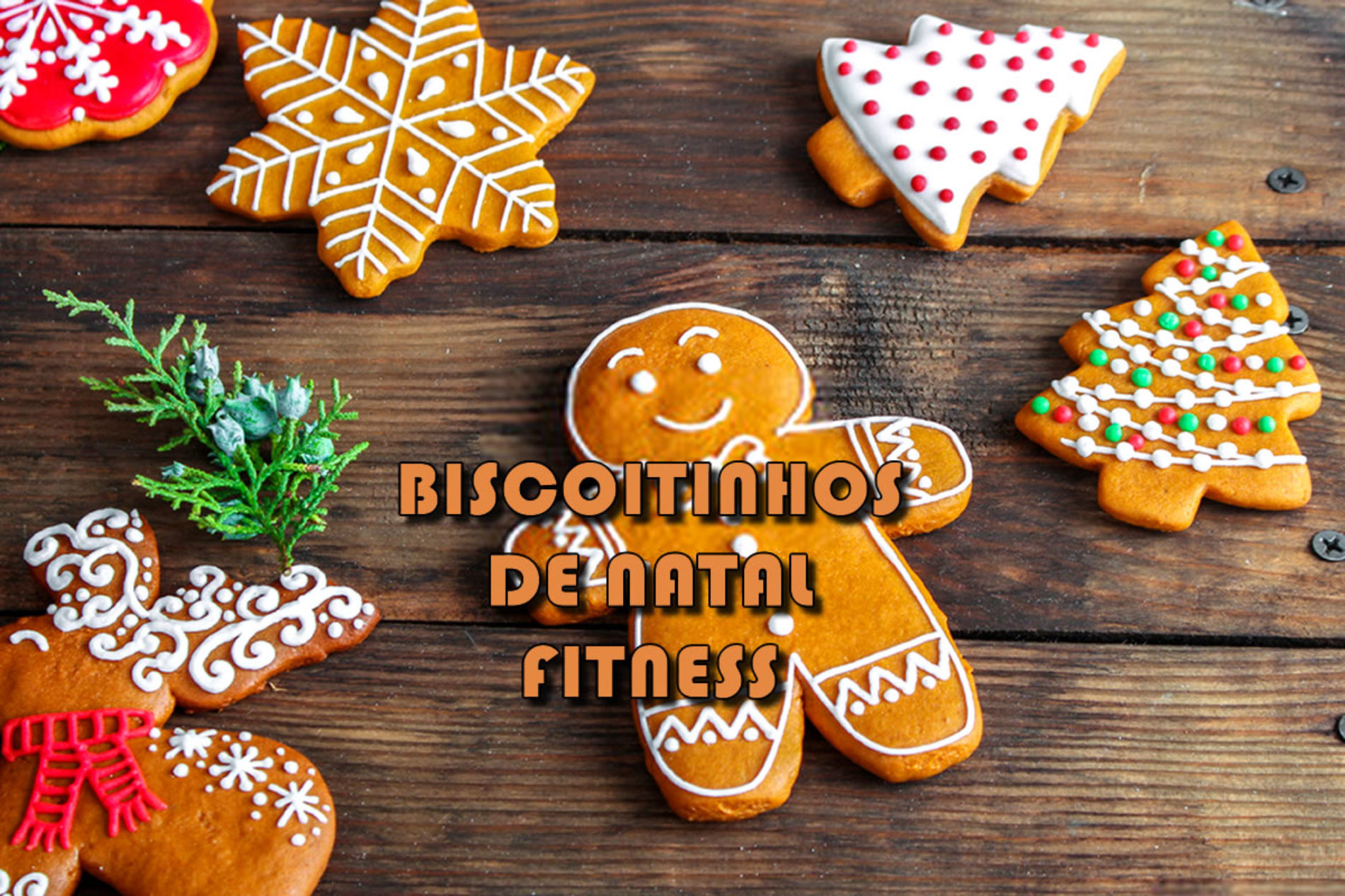 Biscoito de gengibre FIT para o natal - Gingerbread | Receitas Fitness