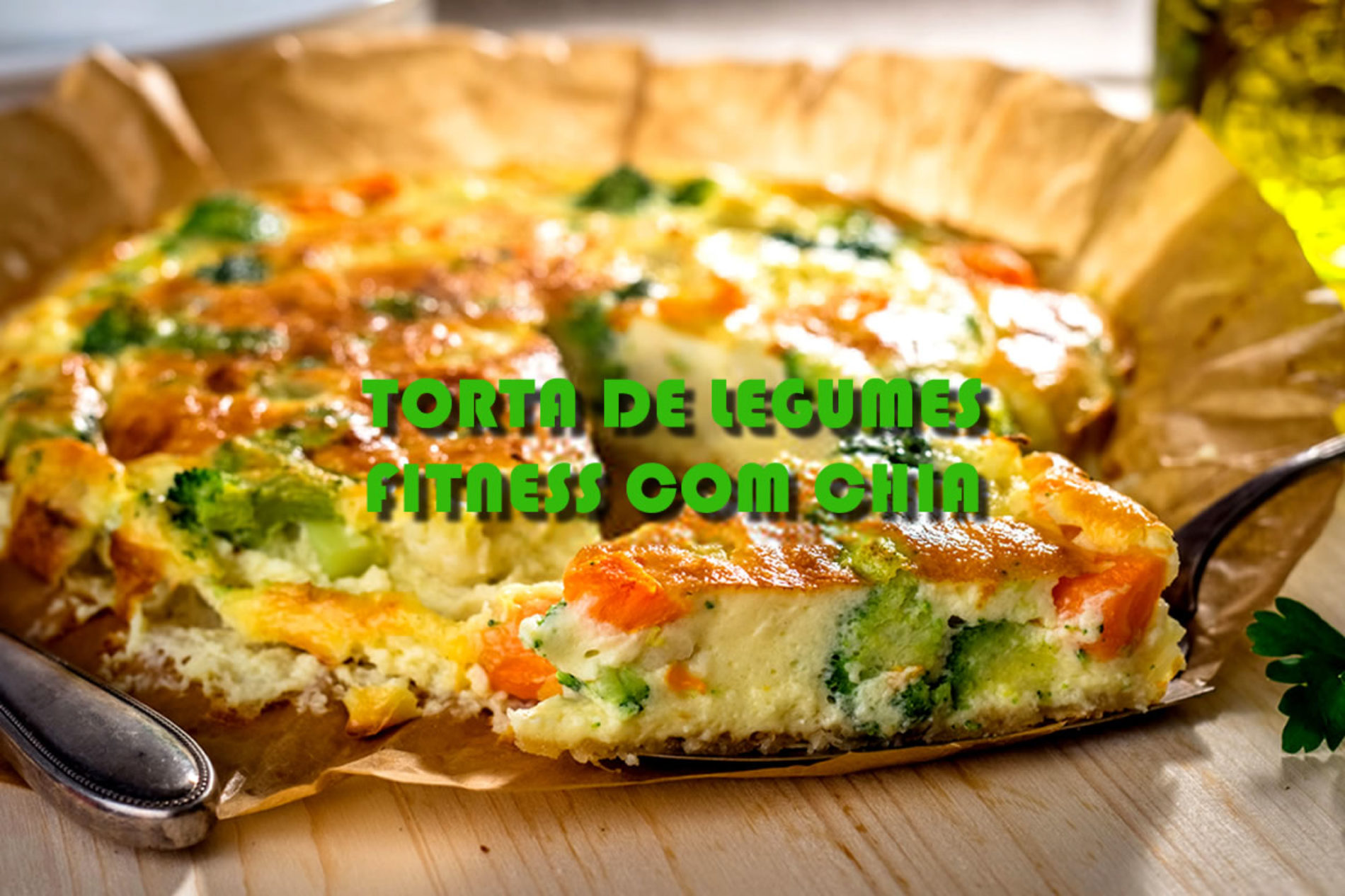 Torta de legumes FIT com chia | Receitas Fitness